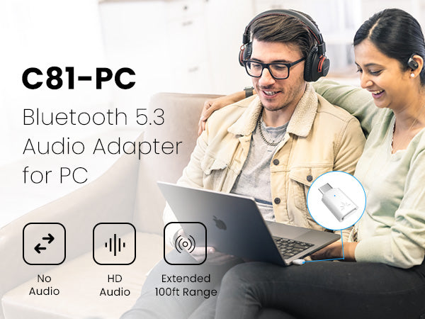 Bluetooth Adapter for PC | Avantree C81-PC