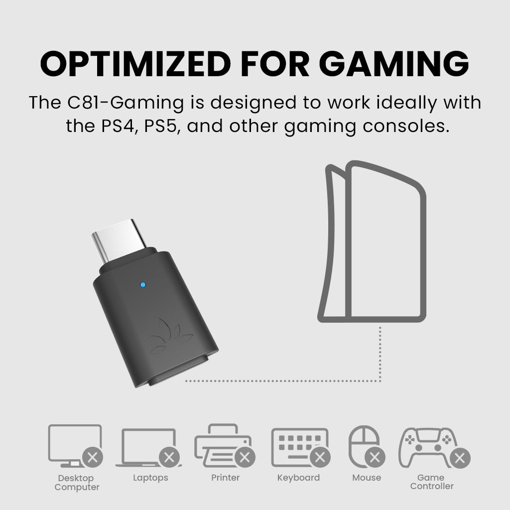PS5 Bluetooth Adapter | Avantree C81-Gaming